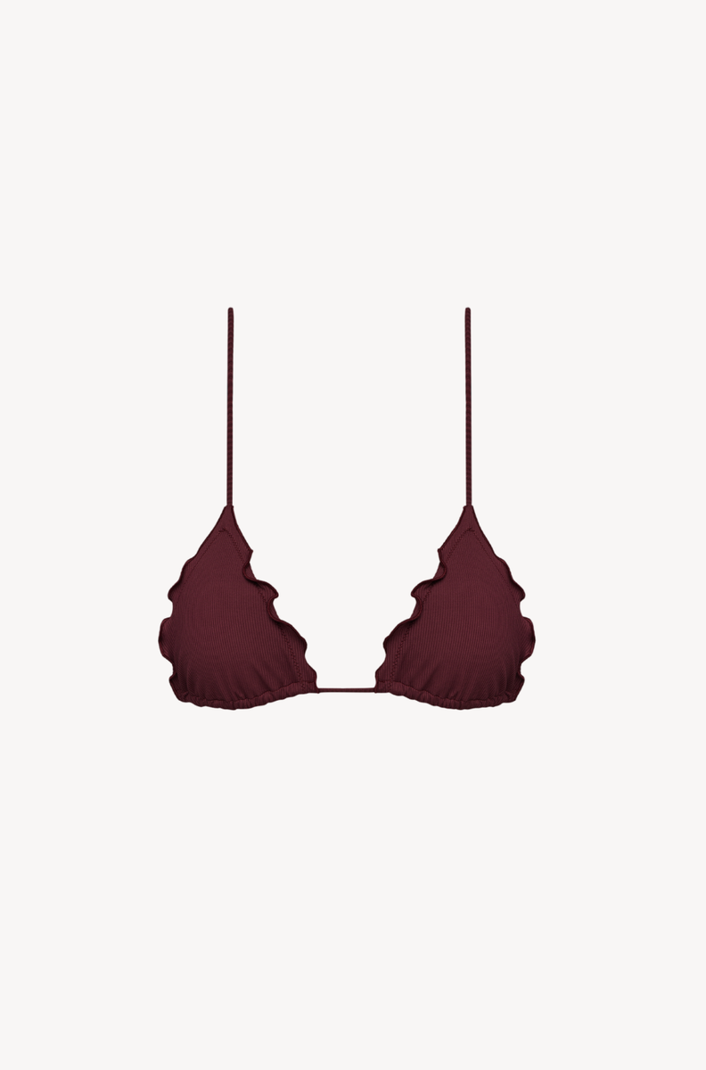 Melting Bra / Maroon Rib – BELAMER